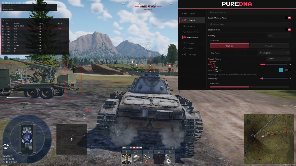 Купить War Thunder DMA [PURE] | Приватные читы для разных игр CS:2 ...