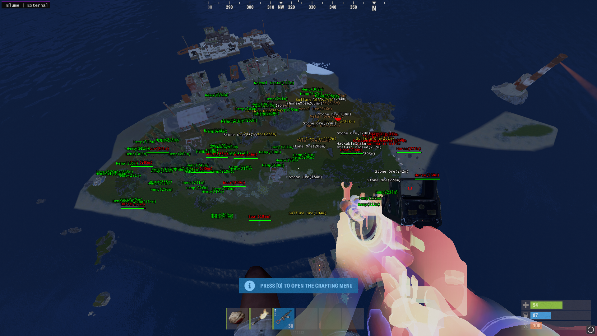 Купить Rust [Blume EX] | Приватные читы для разных игр CS:2, RUST, DAYZ ...