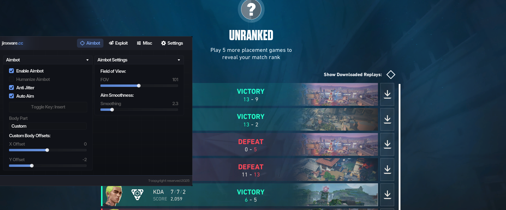 Купить VALORANT [JINX ColorBot] | Приватные читы для разных игр CS:2 ...