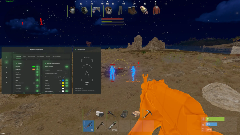 Buy Rust [Matrix] | Private cheats for different games CS:2, RUST, DAYZ ...